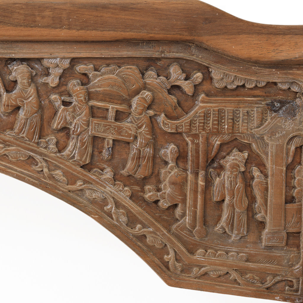 Antique Lintel with Relief Carvings — Shimu