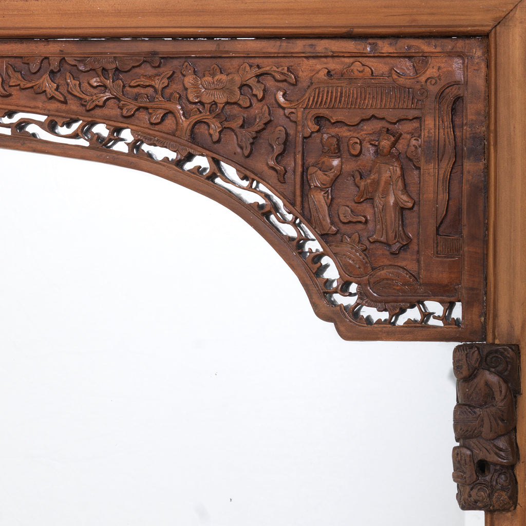 Carved Lintel Wall Mirror — Shimu