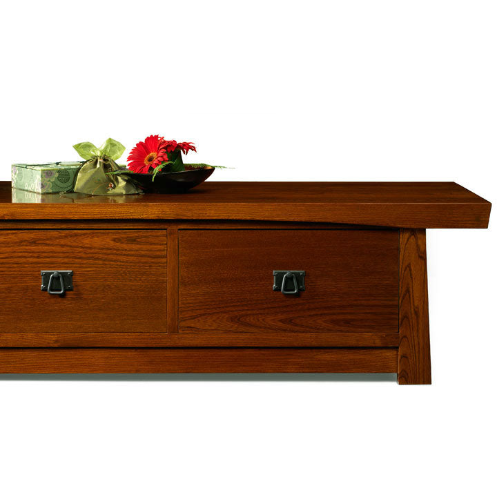 Three Drawer Low Table — Shimu